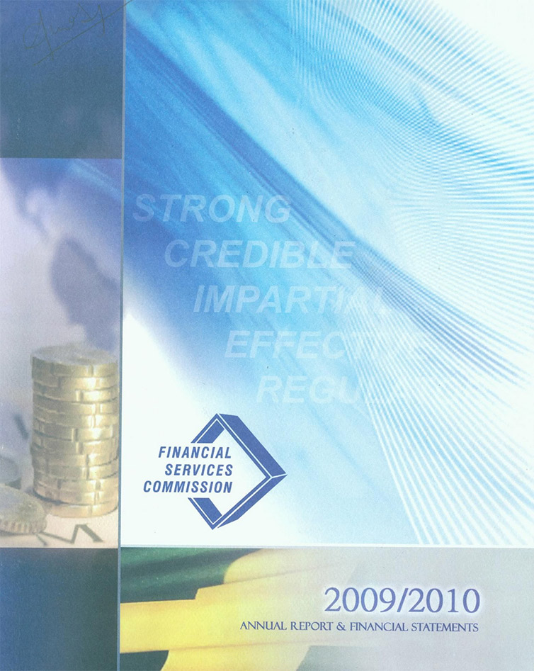 Annual Report 2009-2010 - Financial Services Commission